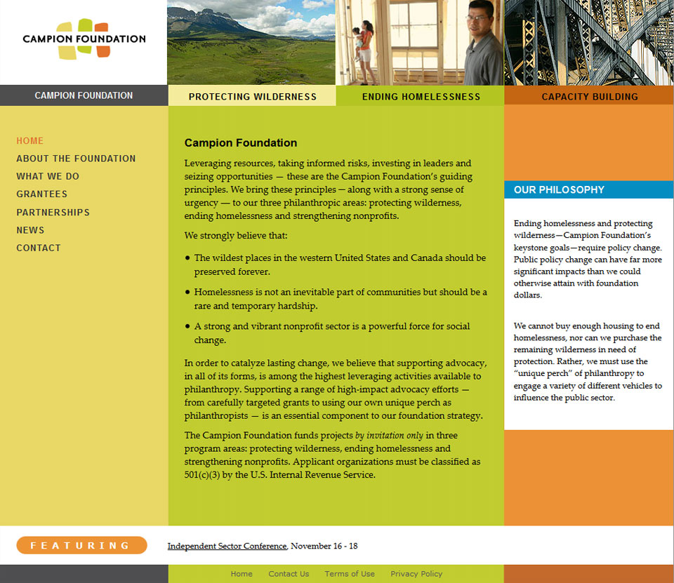 Foundation Website Refresh - Marlow FIVE-0